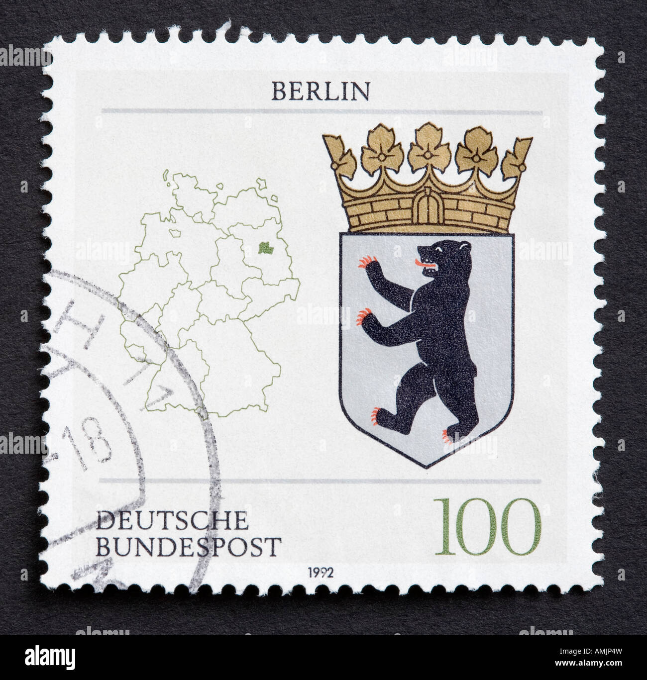 German postage stamp Stock Photo - Alamy