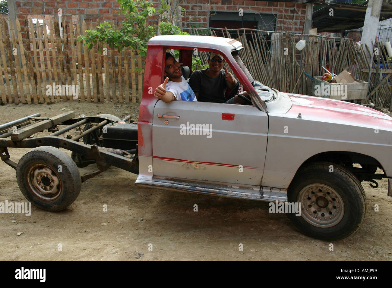 Two young guys in car hi-res stock photography and images - Alamy