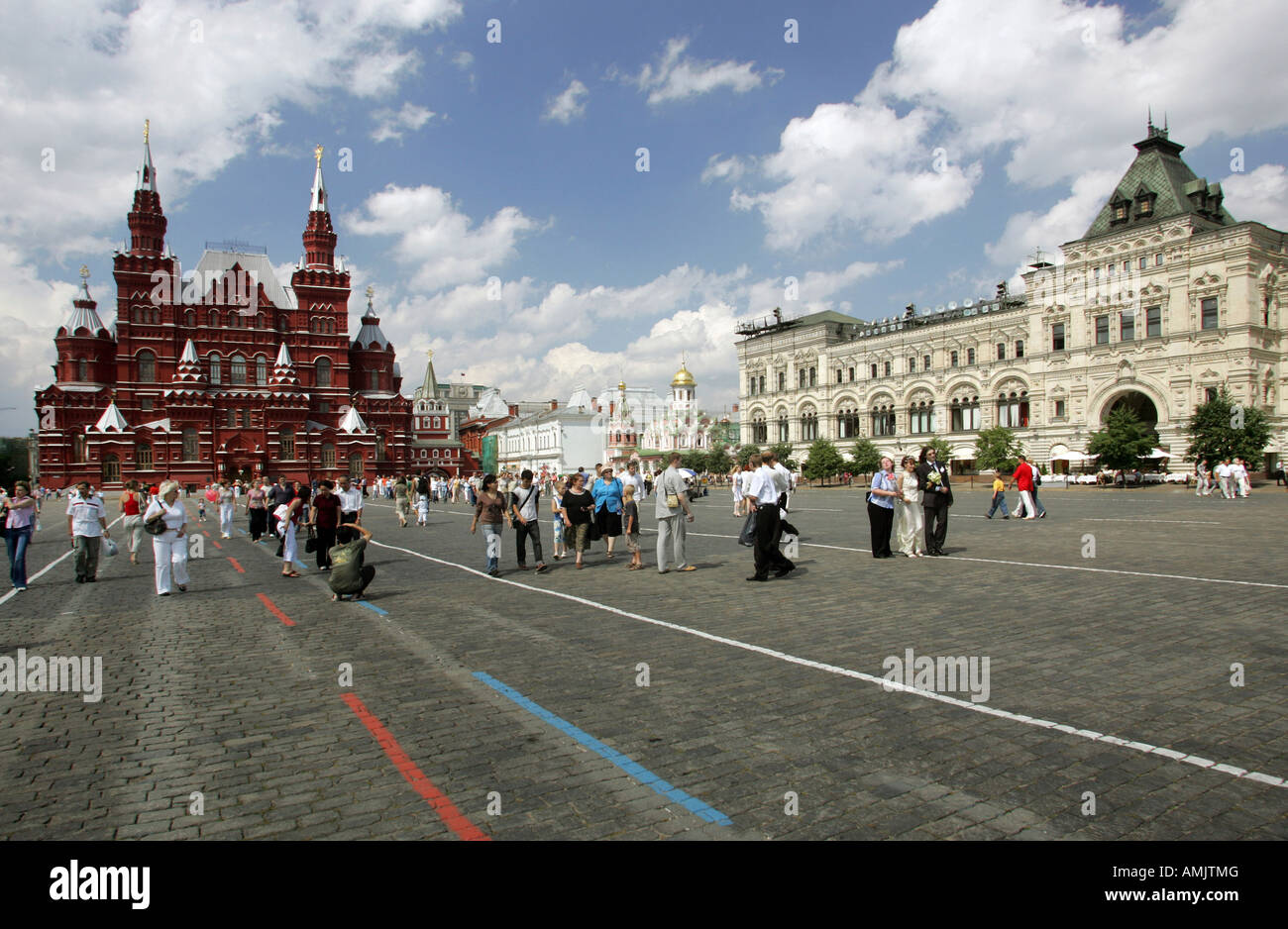 The Red Square in Moscow, Russia Stock Photo - Alamy