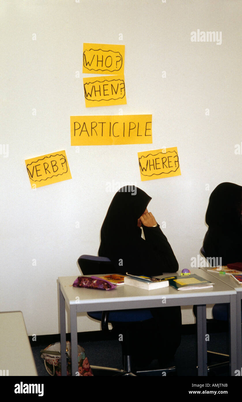 Abu Dhabi UAE Teenage Girl Looking Bored in Class at Womens College ...