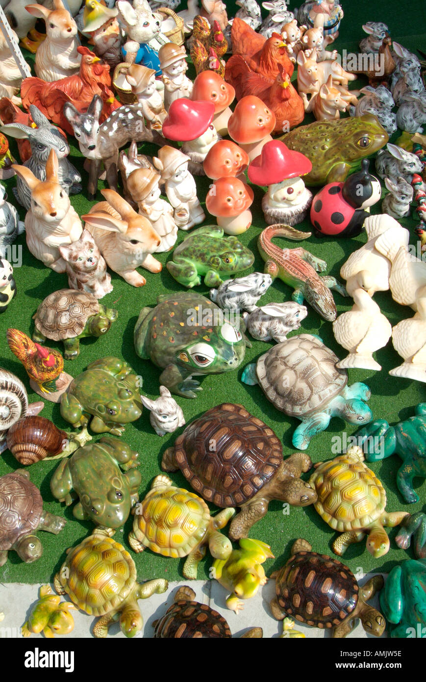 Collection of plastic pot animals figure cartoon England UK United ...