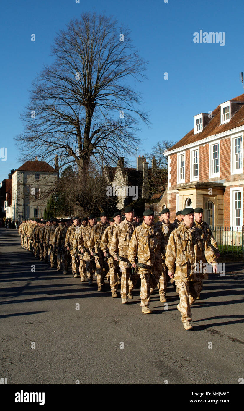 The Rifles an elite rifle regiment Parade along Cathedral Close in ...