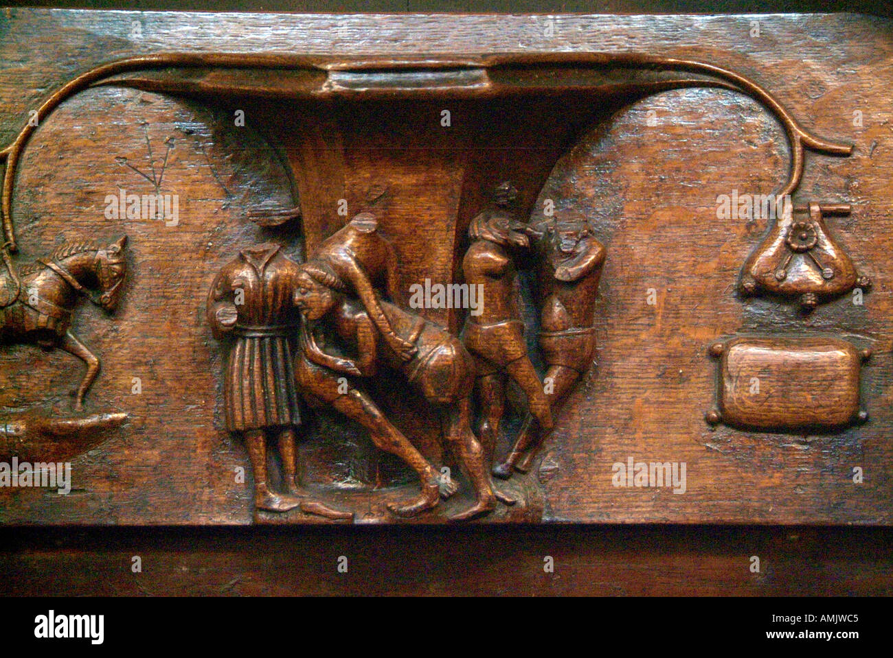 Medieval misericord hi-res stock photography and images - Alamy