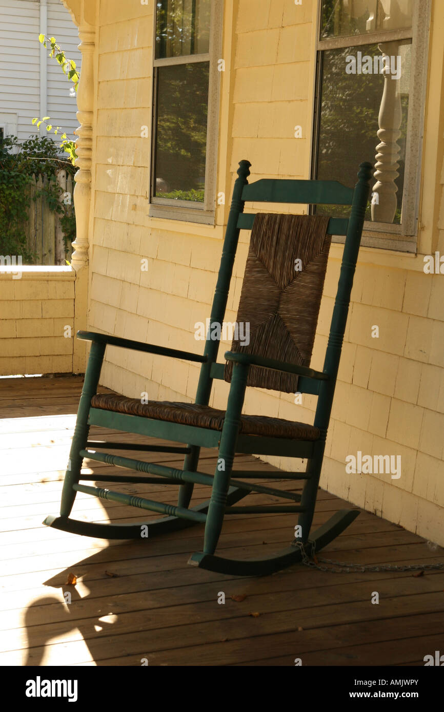 Rocking chair porch hi-res stock photography and images - Alamy