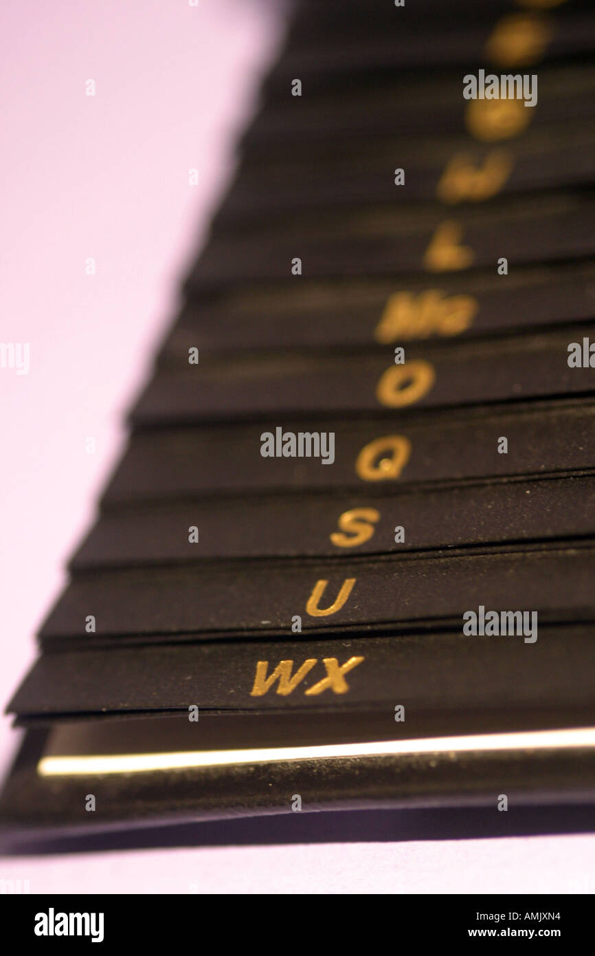 an address book Stock Photo - Alamy