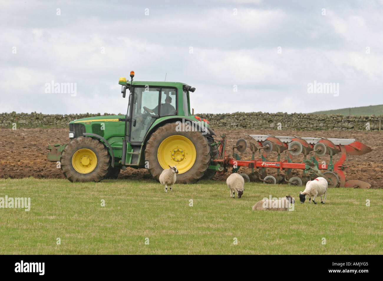 Tractor driven plough hi-res stock photography and images - Alamy