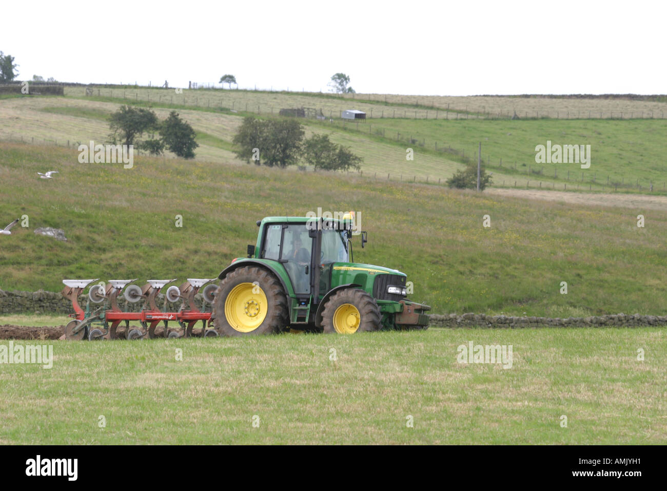 Tractor driven plough hi-res stock photography and images - Alamy