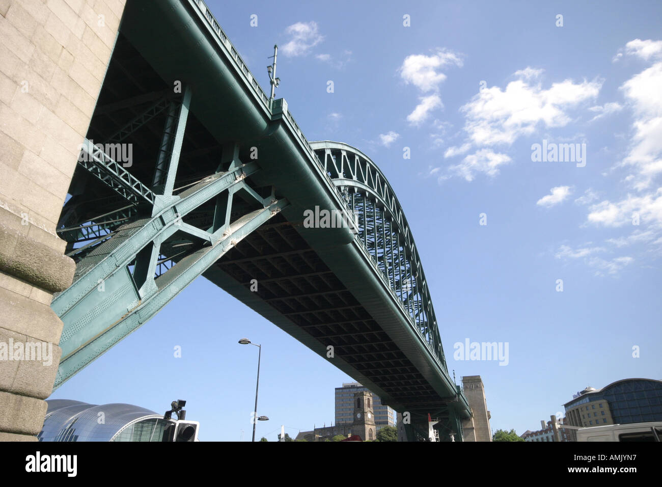 A Stock Photograph Underneath High Bridge in Newcastle Uk Stock Photo ...