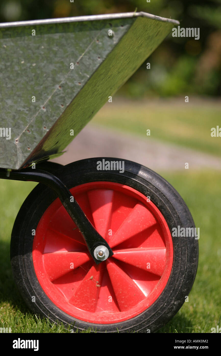 a stock photograph of a wheelbarrow Stock Photo - Alamy