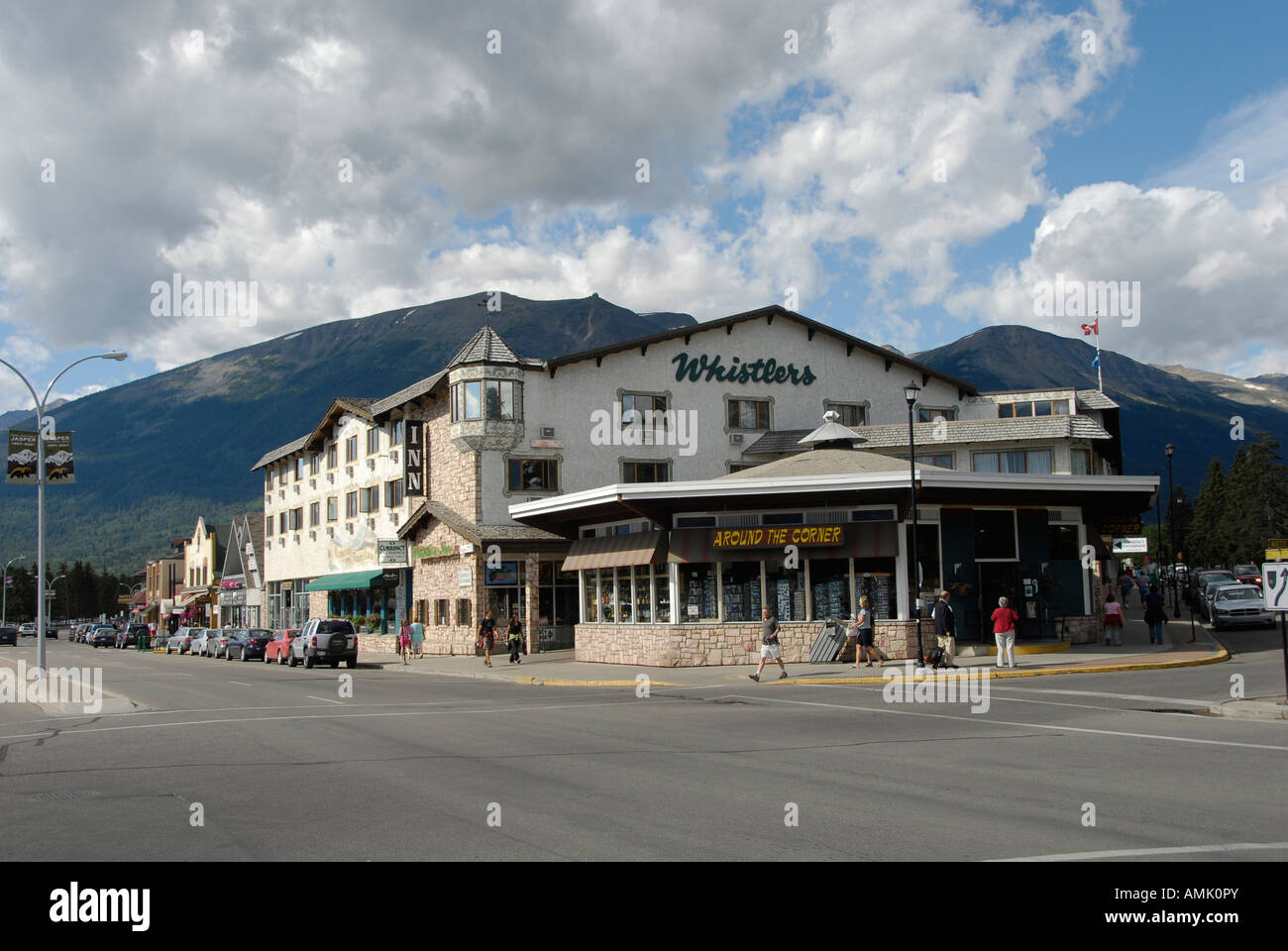 Jasper Townsite Downtown Area Jasper National Park Alberta Canada ...