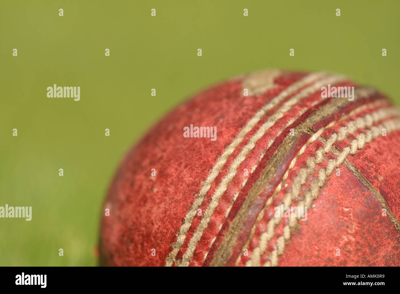 a stock photograph of a cricket ball close up Stock Photo - Alamy