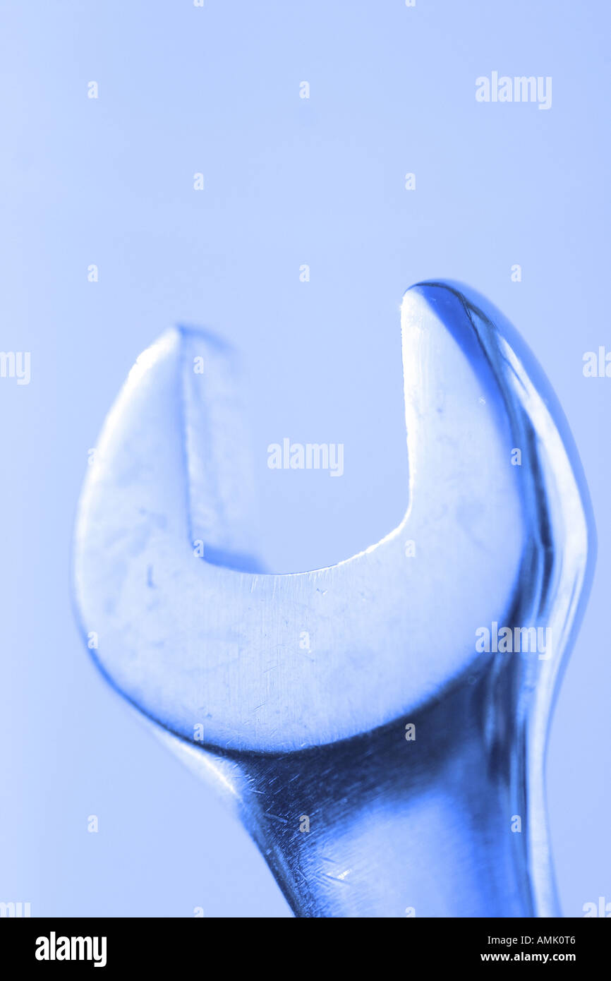 a stock photograph of a spanner Stock Photo - Alamy