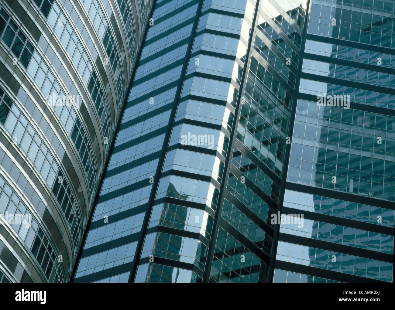 New York, glass facade Stock Photo - Alamy