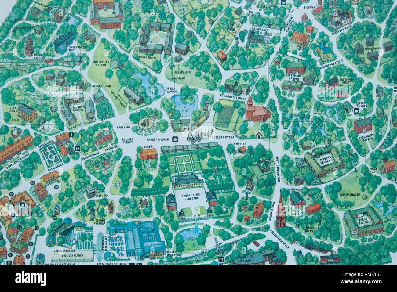 Skansen Map High Resolution Stock Photography and Images - Alamy
