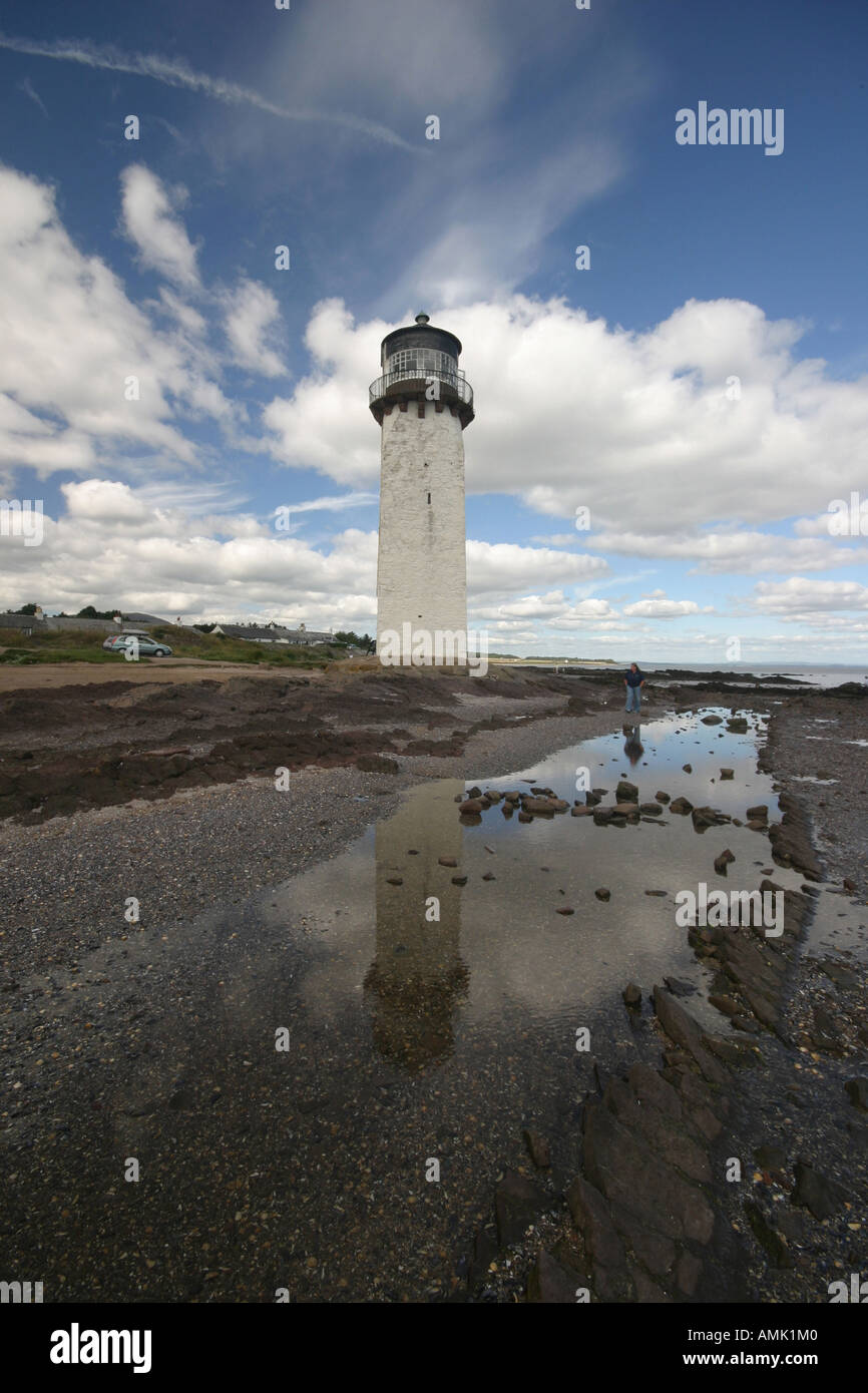 A stock photograph of southerness lighthouse in dumfires and galloway ...