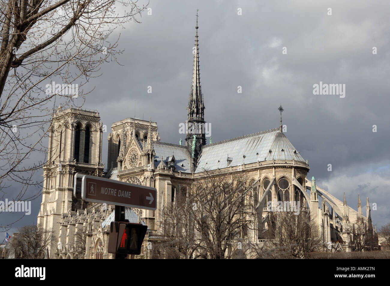 Cathedral Notre Dame de Paris Paris France Stock Photo - Alamy