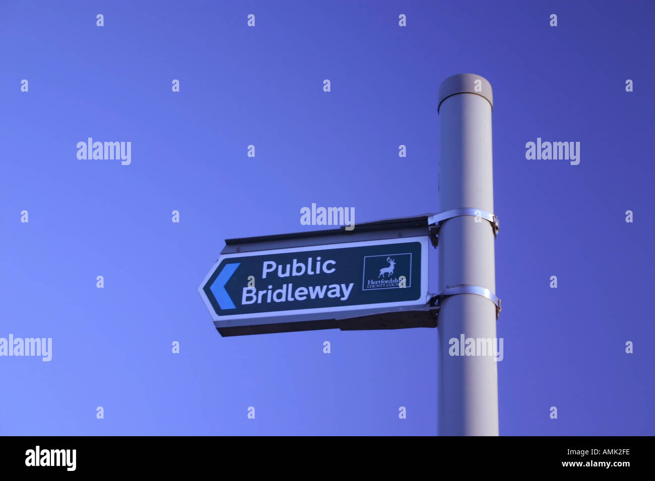 Public Bridleway Sign Harefield Uxbridge Middlesex United Kingdom UK ...
