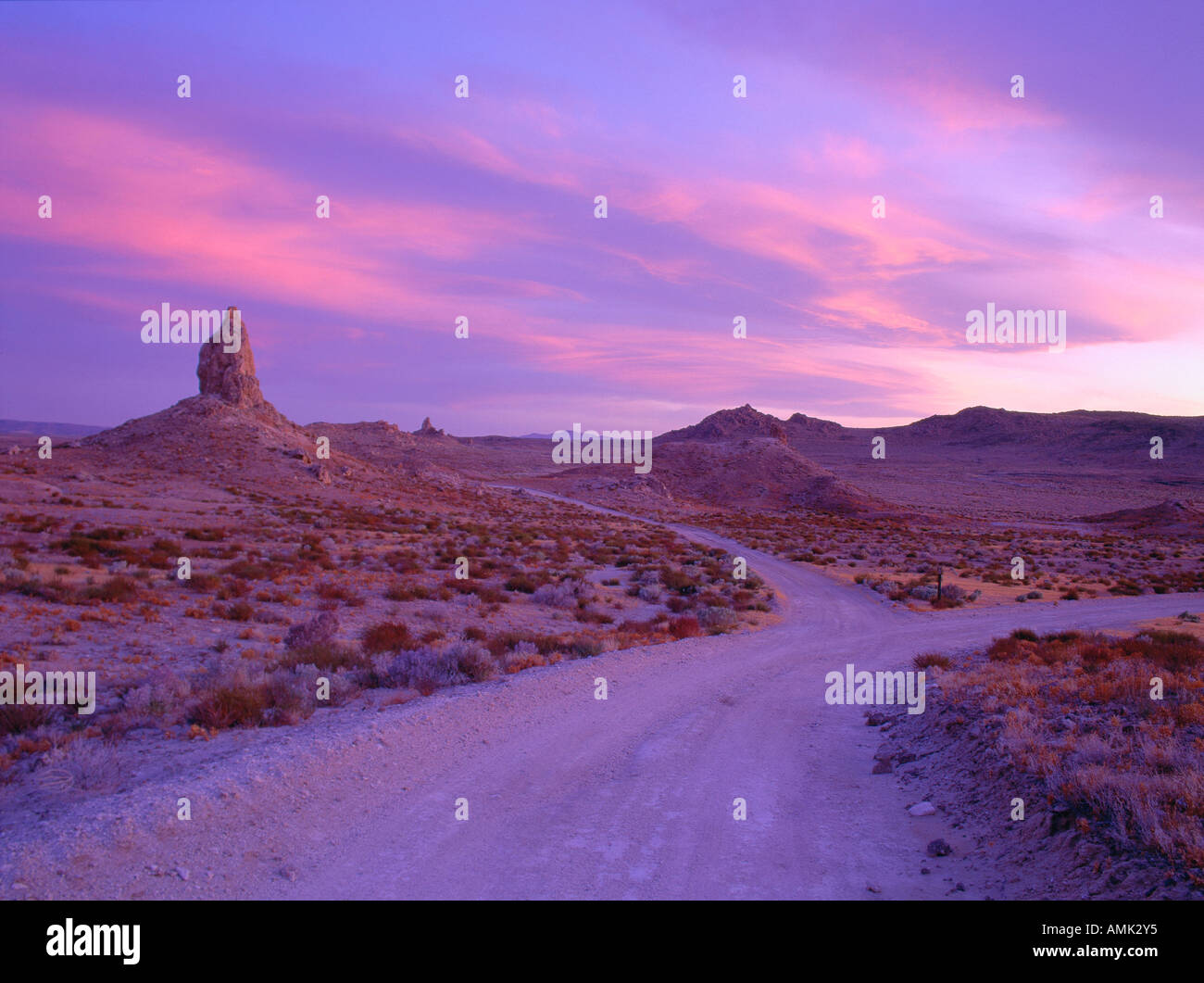 Sunset, Pinnacles National Natural Landmark, California, USA Stock ...