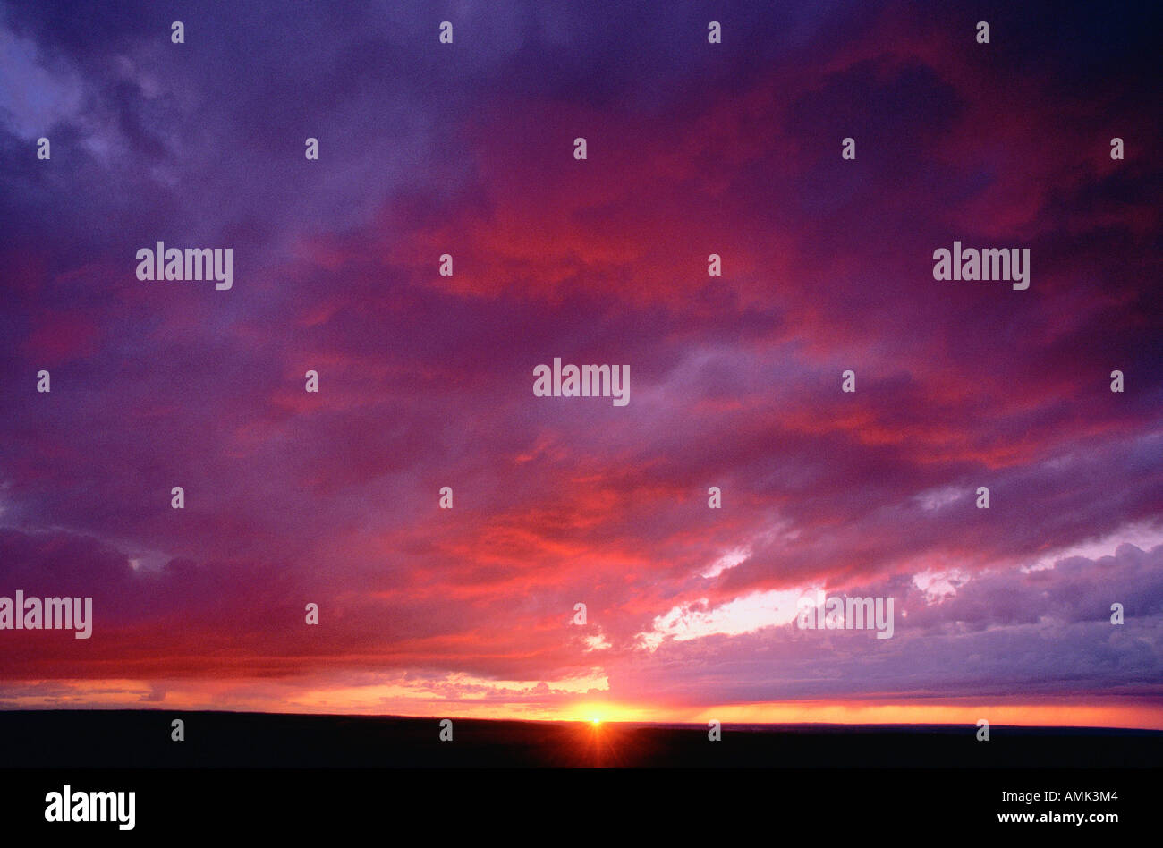 Sunset, Alberta, Canada Stock Photo - Alamy
