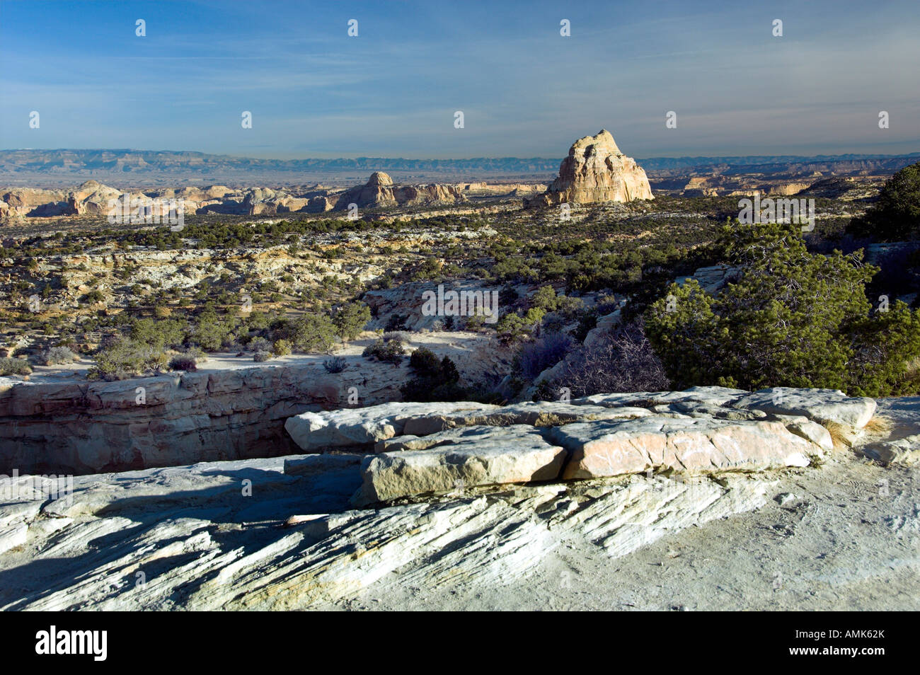 Canyons and desert landscape near Salina Utah USA Stock Photo - Alamy