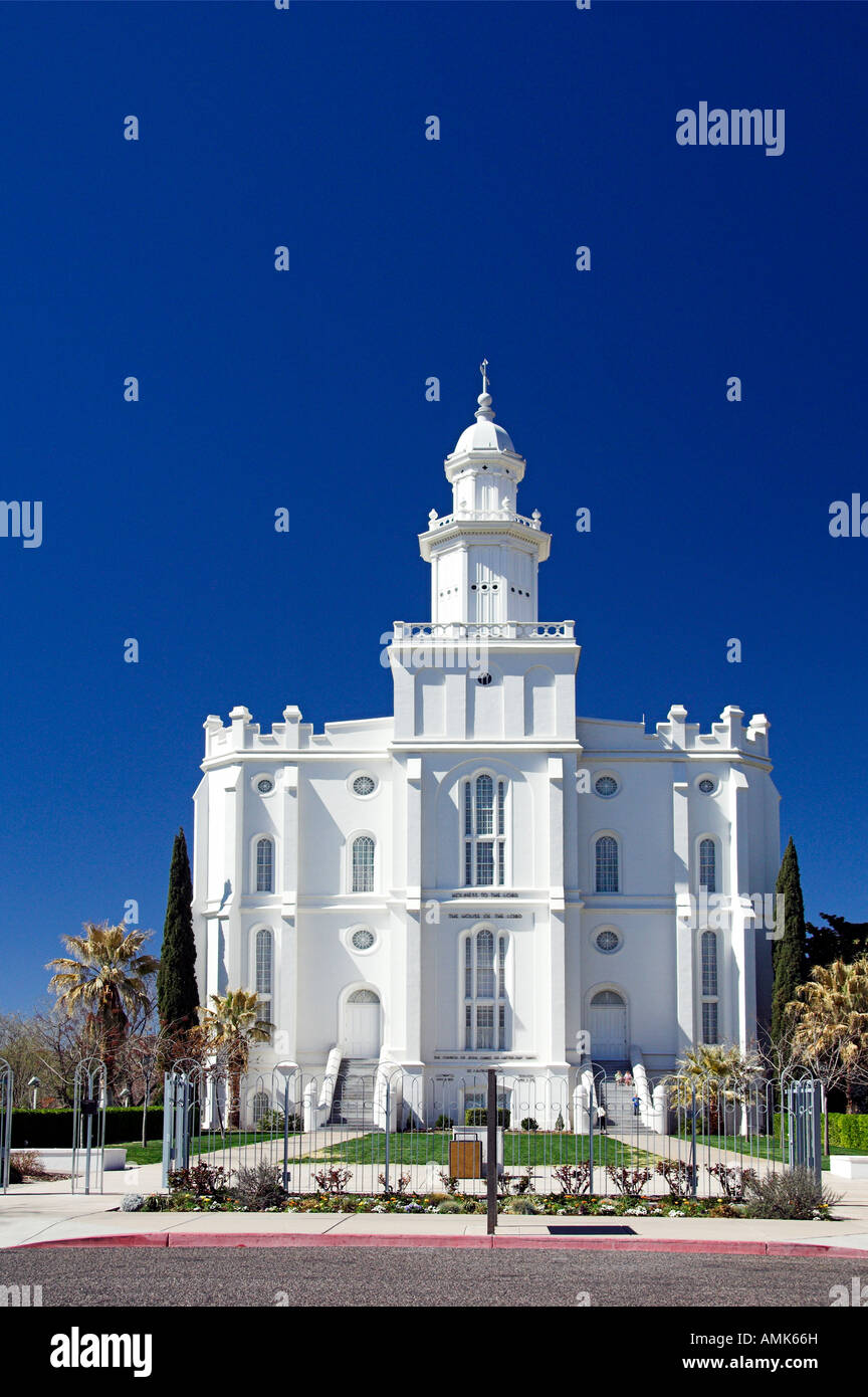 St george utah temple usa hi-res stock photography and images - Alamy