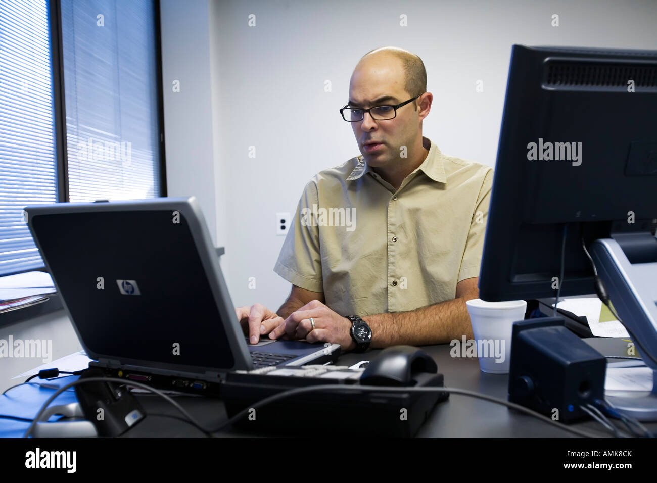Office at auto parts warehouse Stock Photo - Alamy