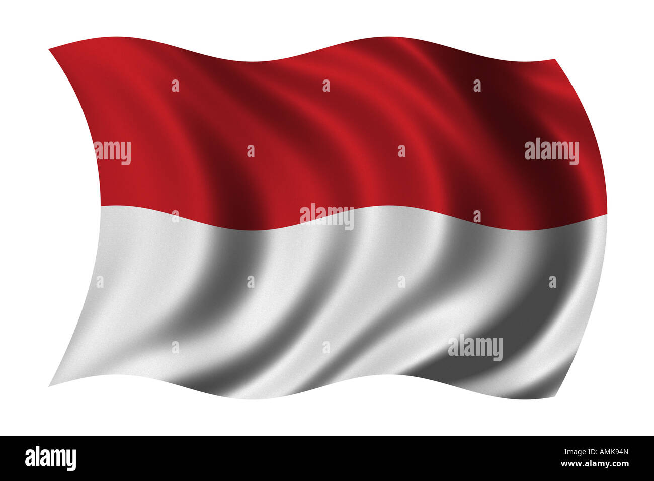 Flag of Monaco Stock Photo - Alamy