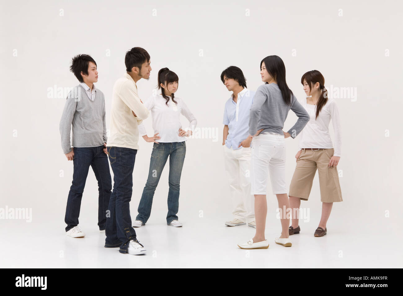 Group of people arguing Stock Photo - Alamy