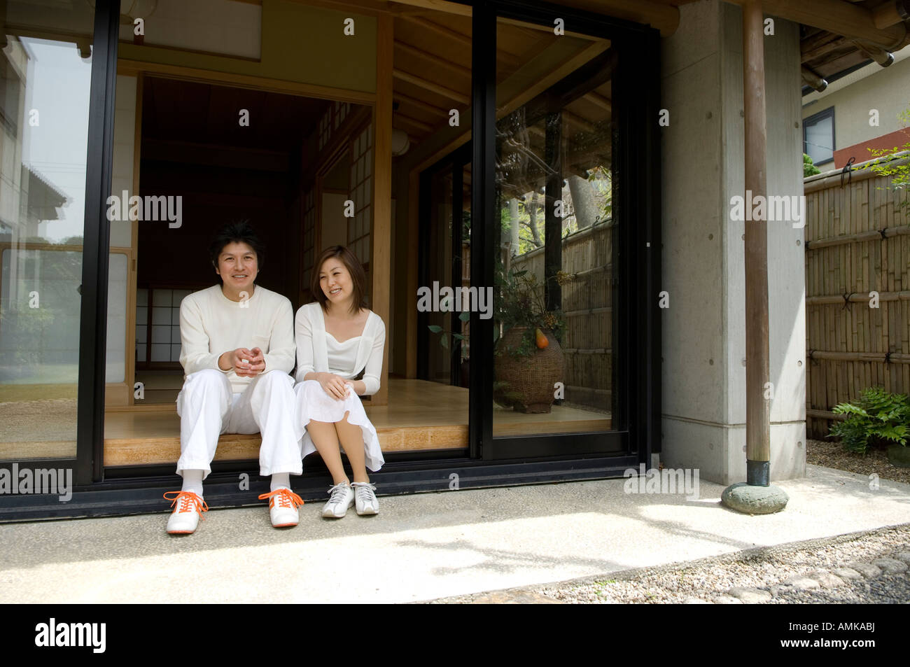Two women on veranda hi-res stock photography and images - Alamy