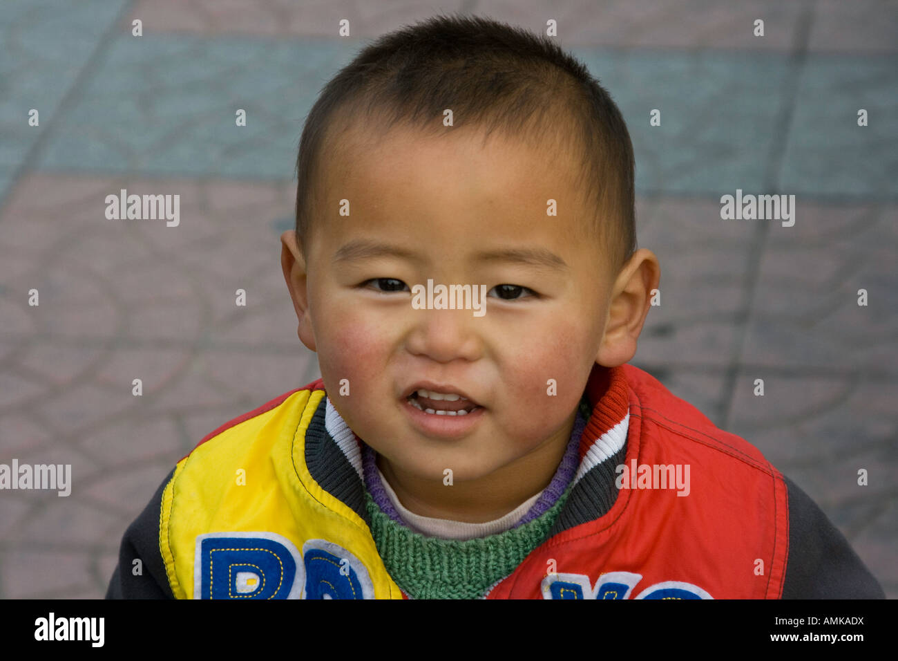 Chinese boy closeup hi-res stock photography and images - Alamy