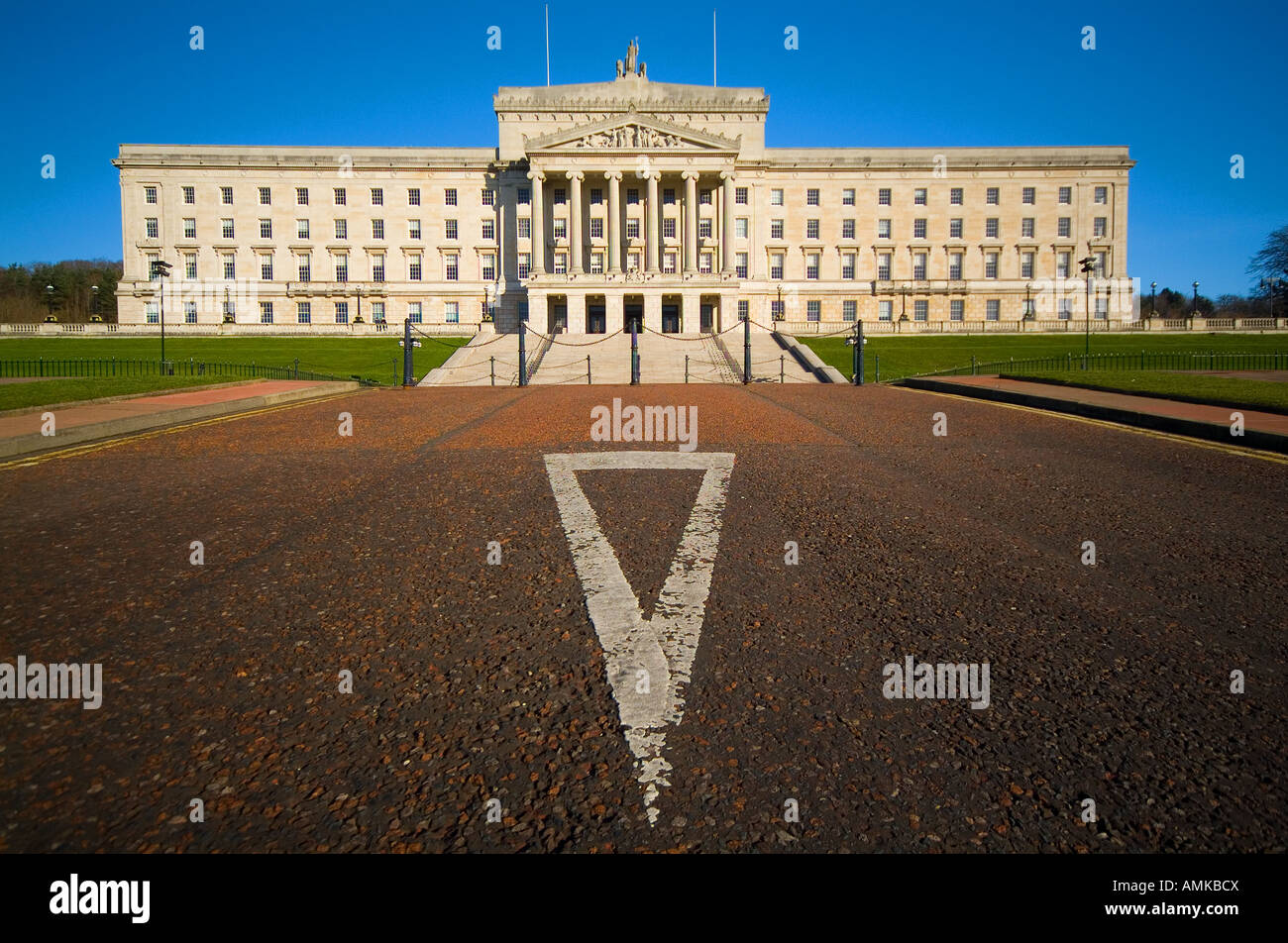 Stormont parliament buildings seat of Northern Irish Assembly Belfast ...