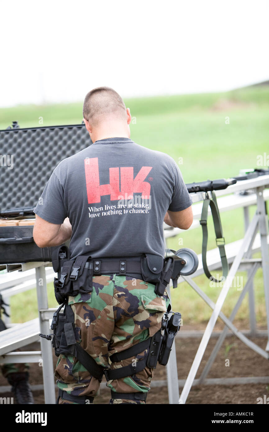 SORT officer during firearms range training. SORT is like prison SWAT ...