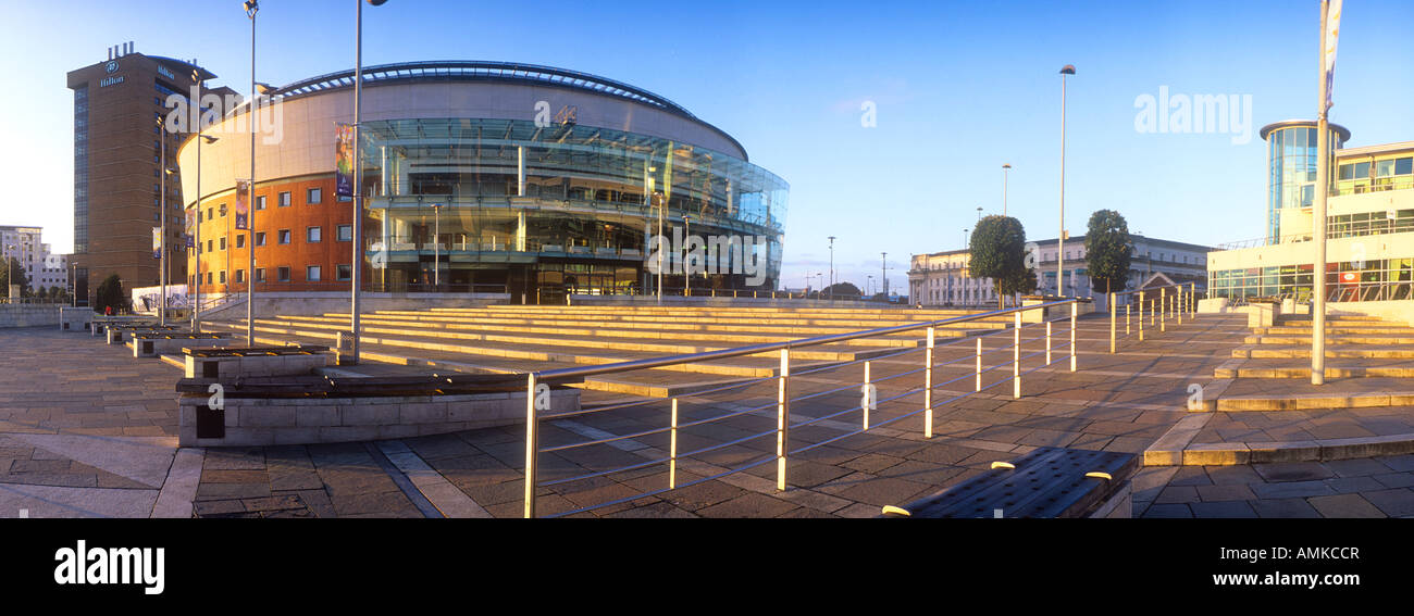 Panoramic image of Belfast Waterfront Hall Belfast Northern Ireland ...