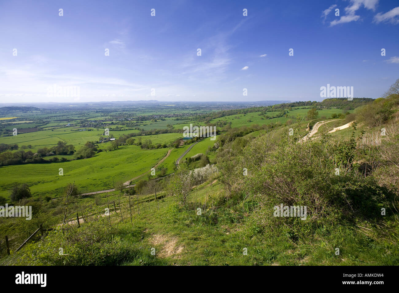 Views from Crickley Hill Country park near Gloucester and Cheltenham ...