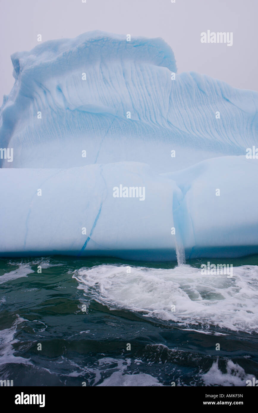 Iceberg Great Caribou Island, near St Lewis Inlet, Atlantic Ocean ...