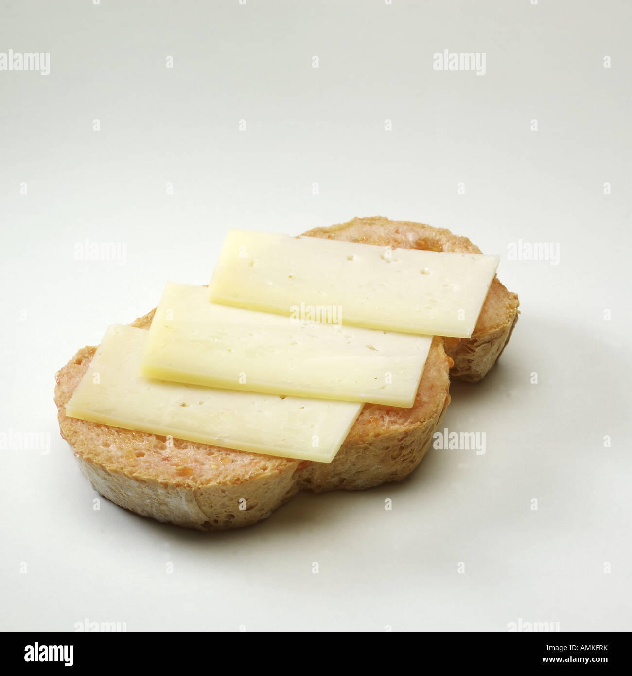 Slices cheese on bread hi-res stock photography and images - Alamy
