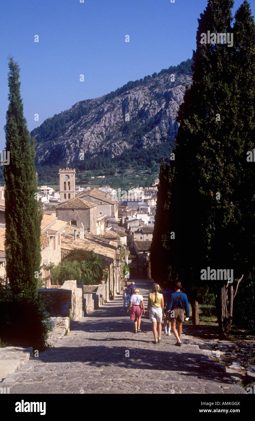 Pollenca - 365 steps lead up Pollenca's Calvari to a hilltop chapel ...