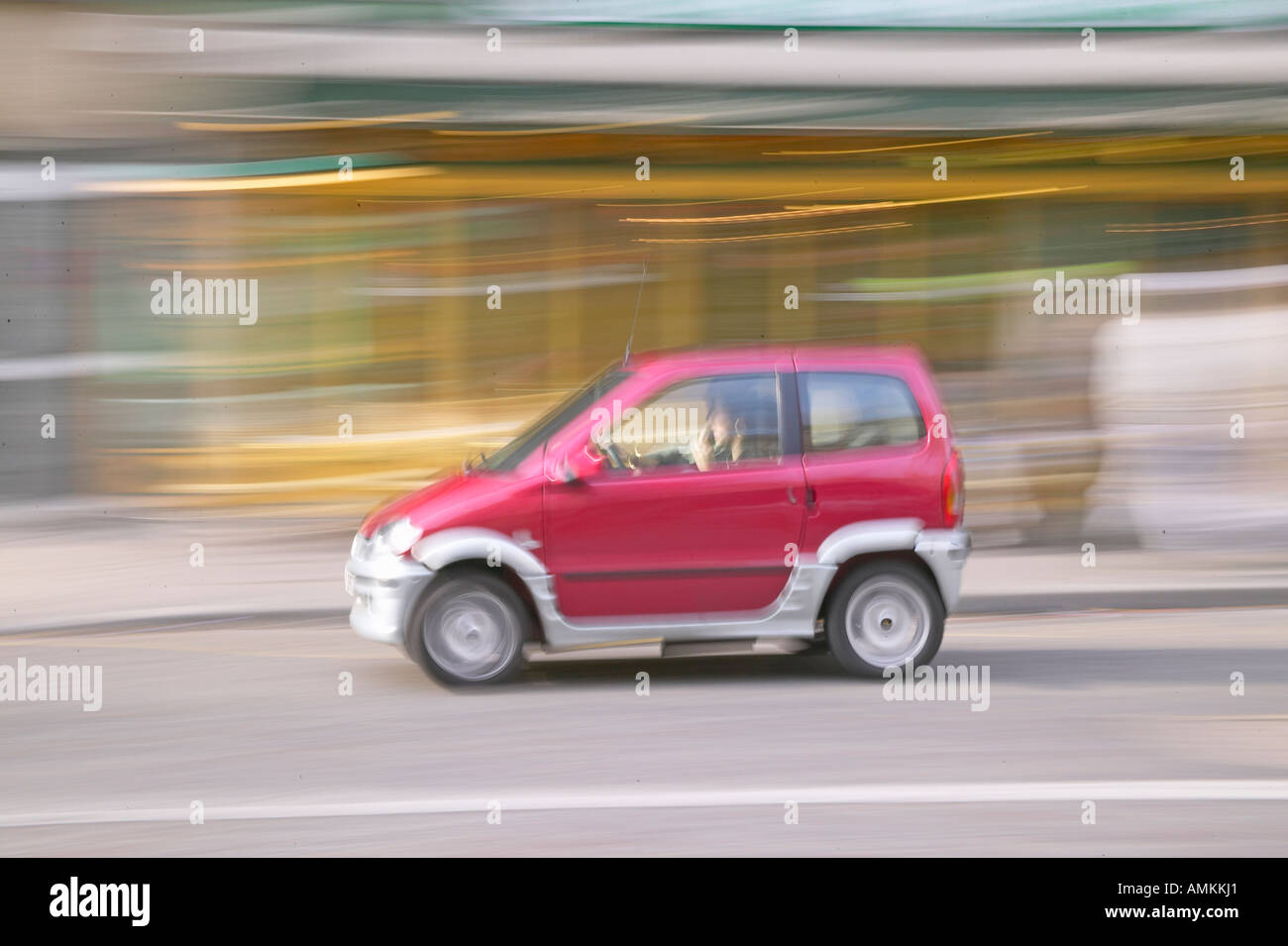 Red car Nice France Stock Photo - Alamy