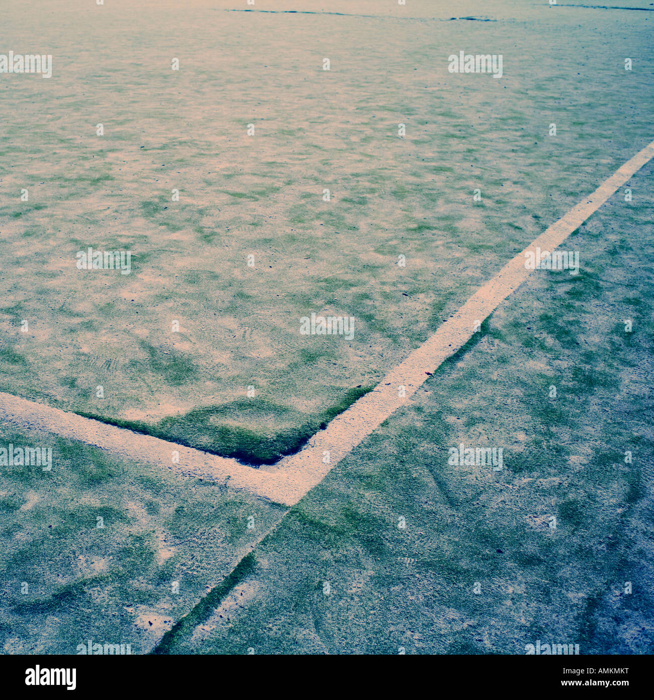 Soccer corner kick point on soccer field in Rio de Janeiro, Brazil ...