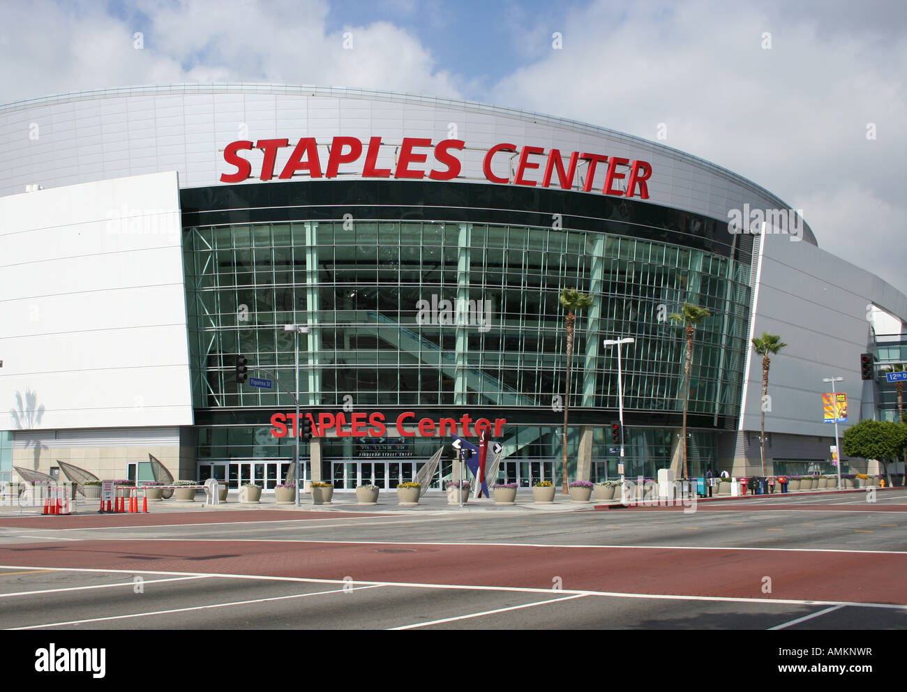 Staples Center basketball arena downtown Los Angeles October 2007 Stock ...