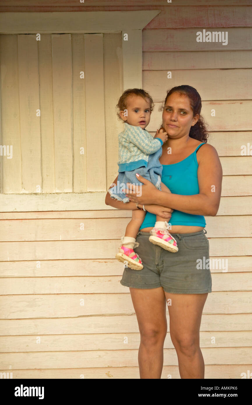 Cuban woman baby child mother hi-res stock photography and images - Alamy