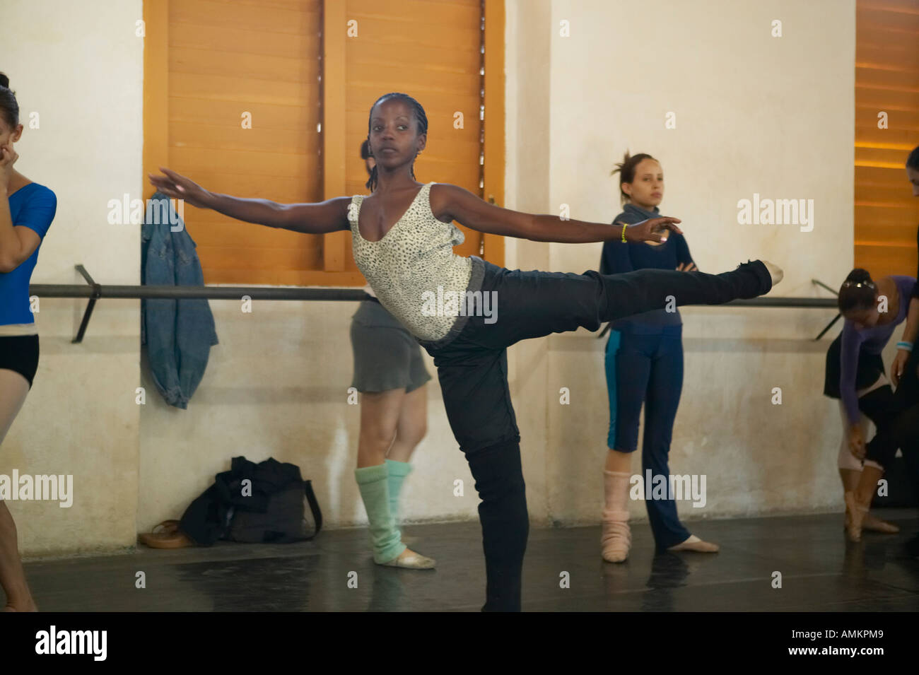 Young female ballerinas at Pro Danza Ballet dance studio and school ...