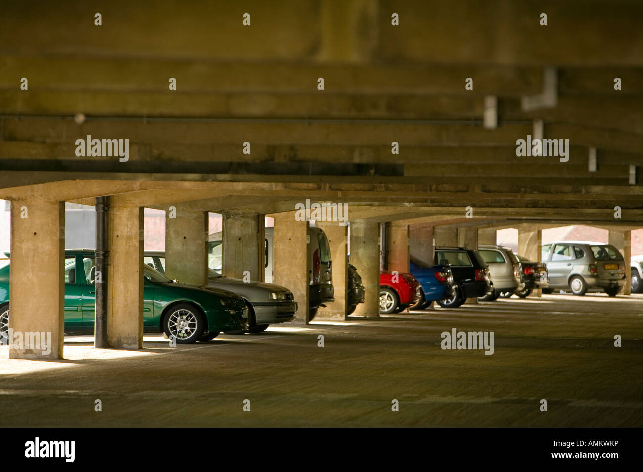 A multi storey car park in Leicester Leicestershire UK Stock Photo - Alamy