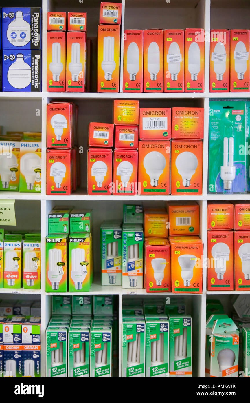 Low energy light bulbs centre hi-res stock photography and images - Alamy
