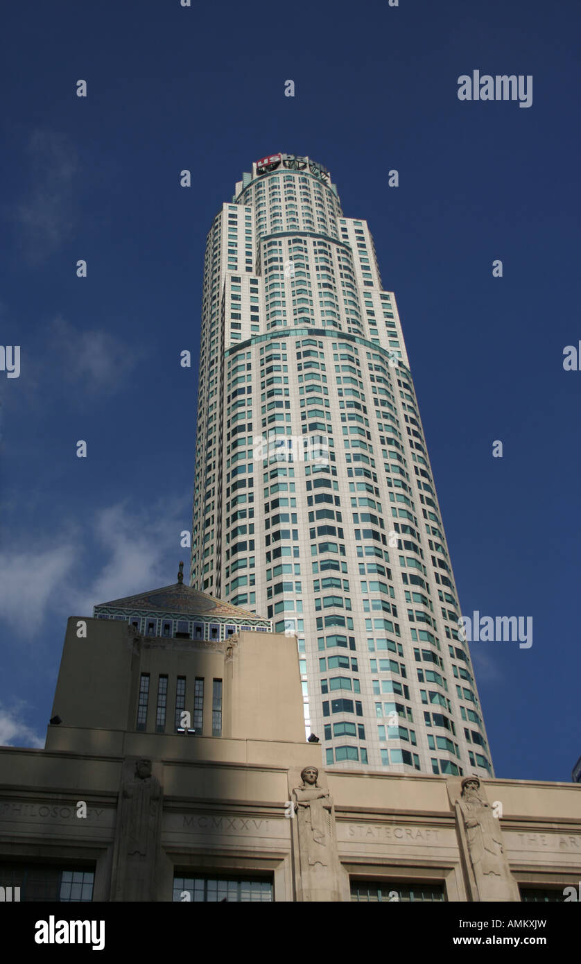 Downtown los angeles library tower hi-res stock photography and images ...