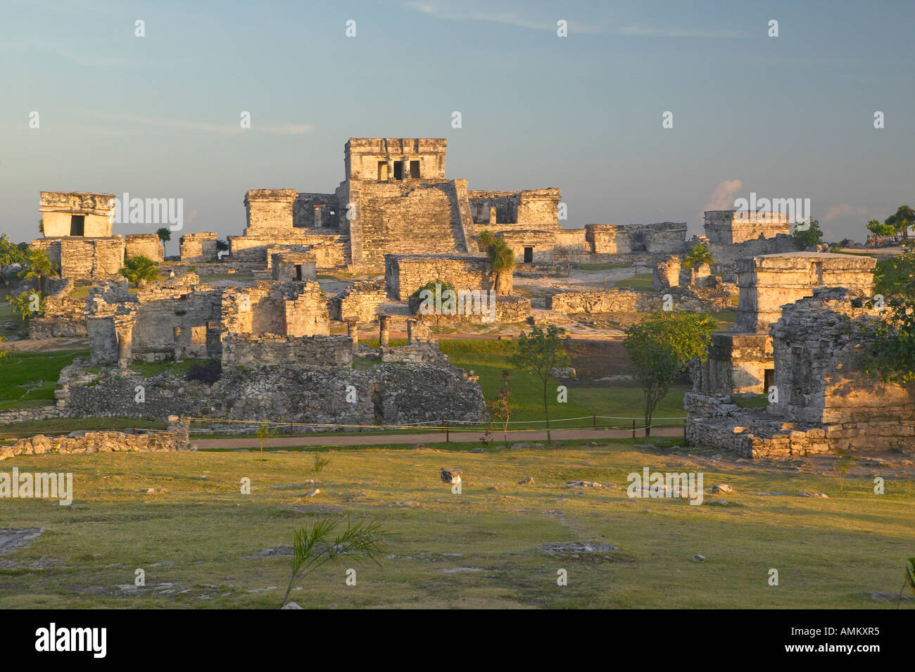 Mayan ruins of Ruinas de Tulum Tulum Ruins in Quintana Roo Mexico El ...