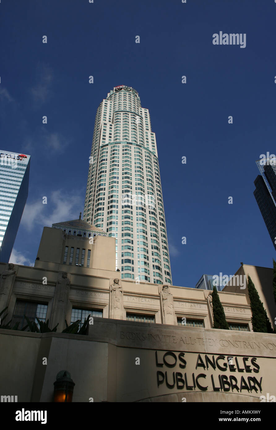 Library tower los angeles hi-res stock photography and images - Alamy