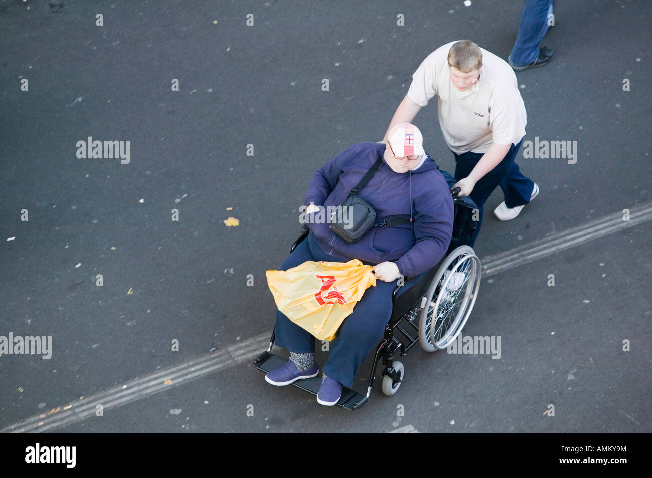 Obese wheelchair hi-res stock photography and images - Alamy