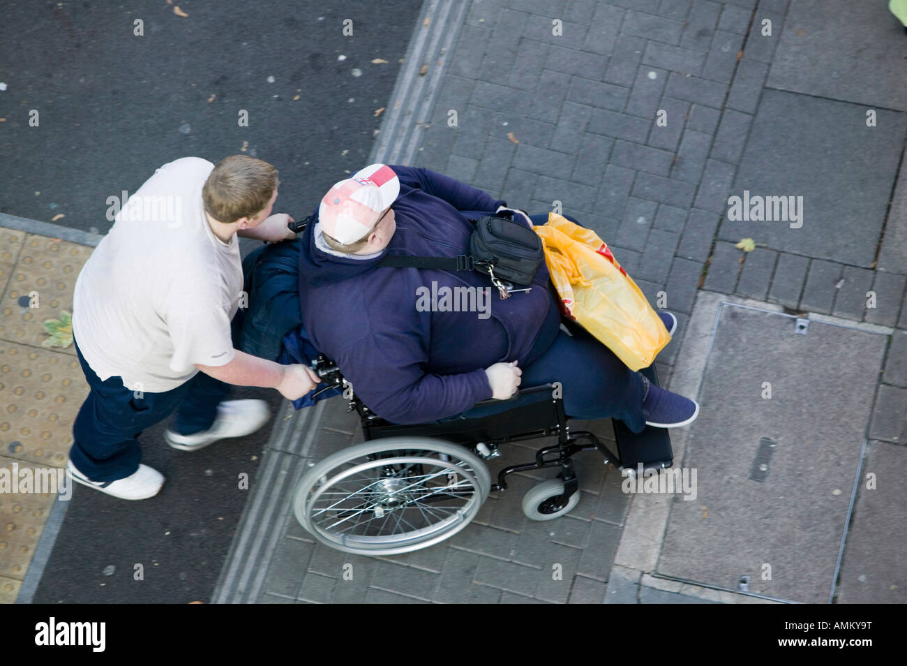 Fat wheelchair hi-res stock photography and images - Alamy