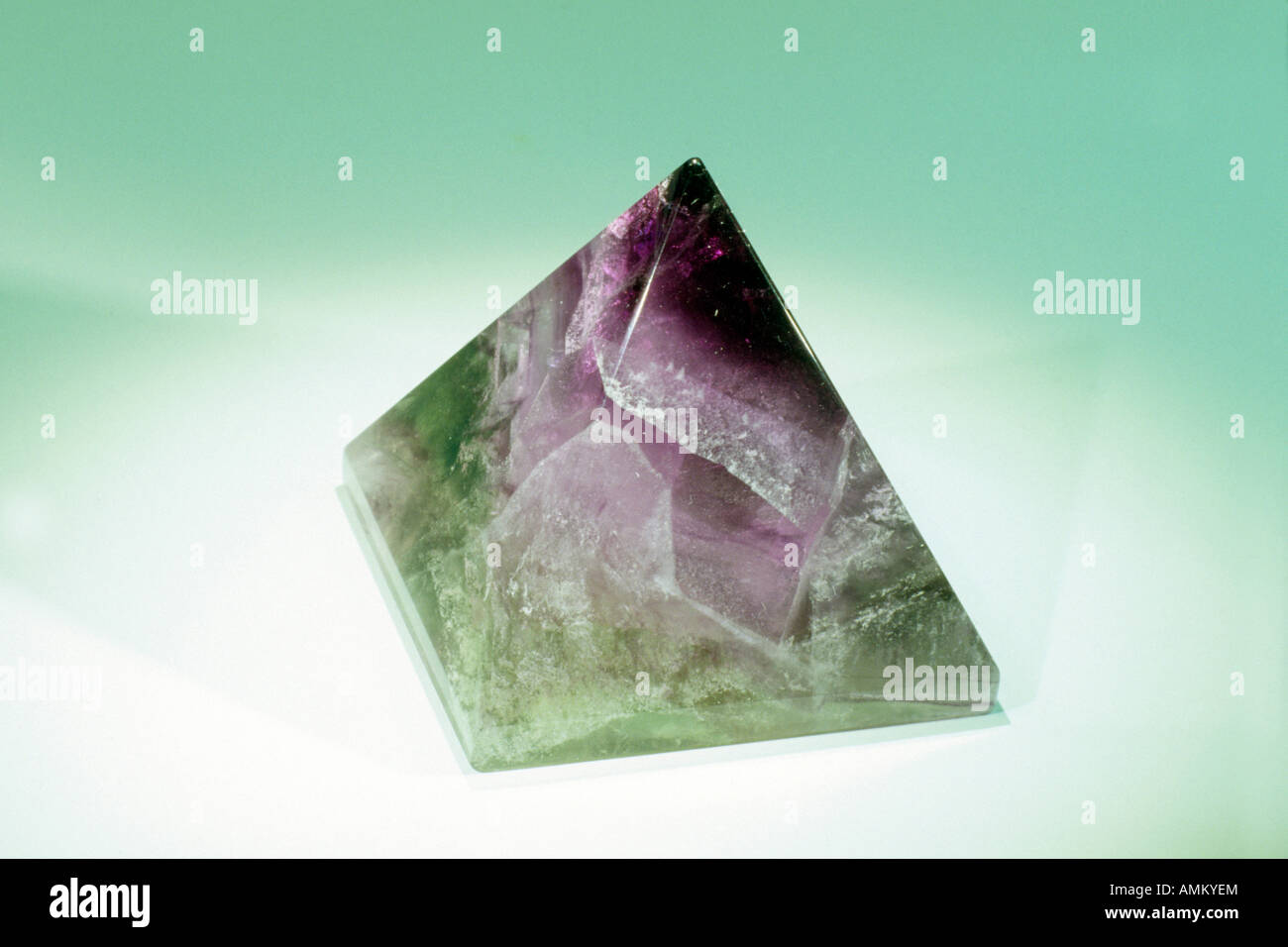 Fluorite, Calcium fluorite studio picture Stock Photo - Alamy